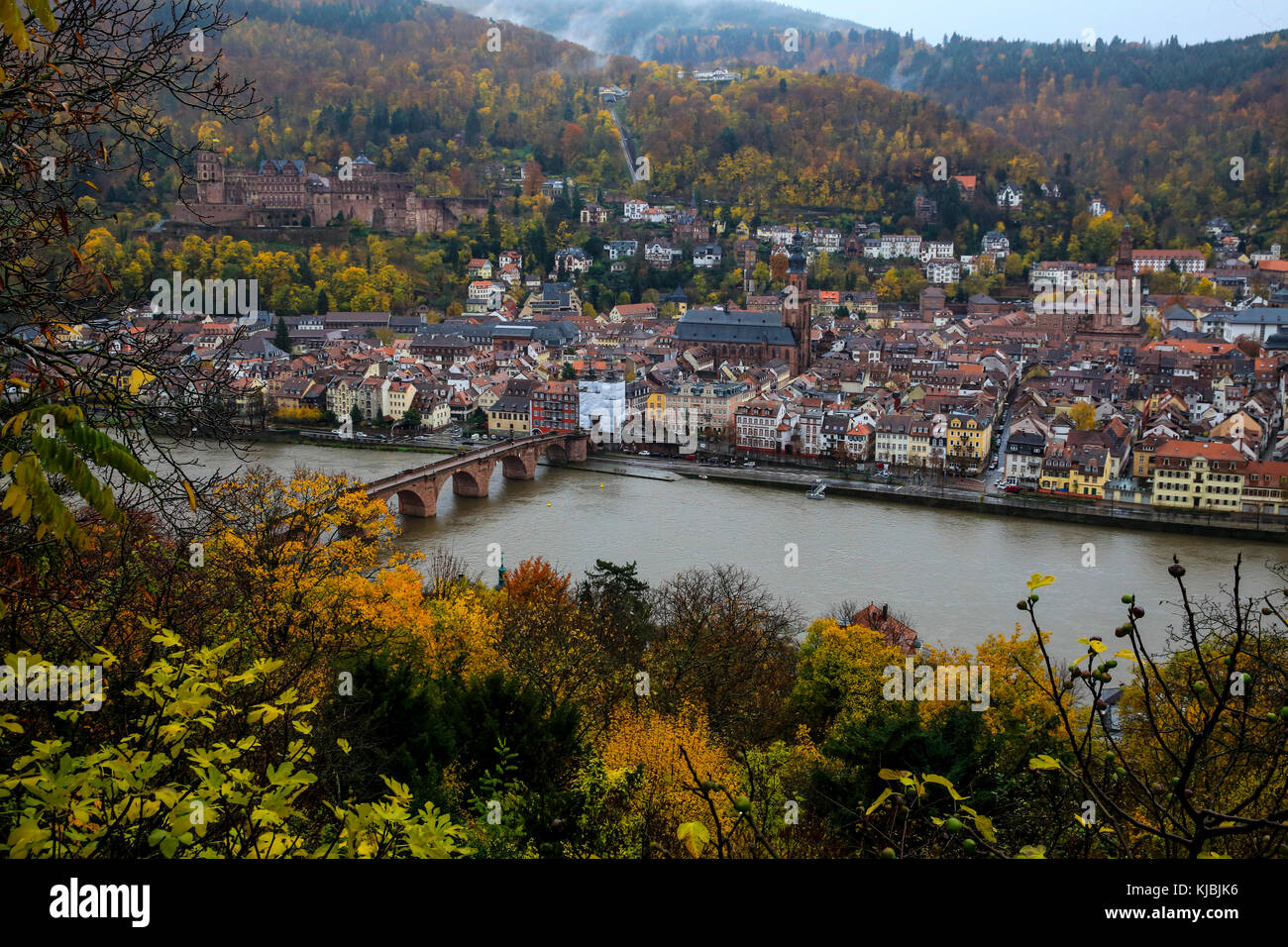 The Karl Theodor Bridge, commonly known as the Old Bridge, is a stone ...