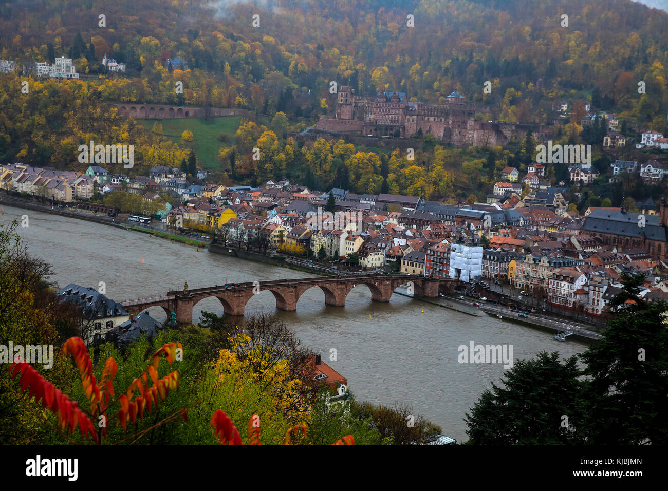 The Karl Theodor Bridge, commonly known as the Old Bridge, is a stone ...