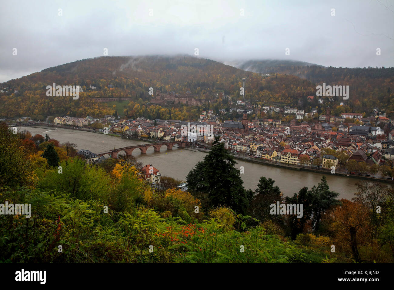 The Karl Theodor Bridge, commonly known as the Old Bridge, is a stone ...