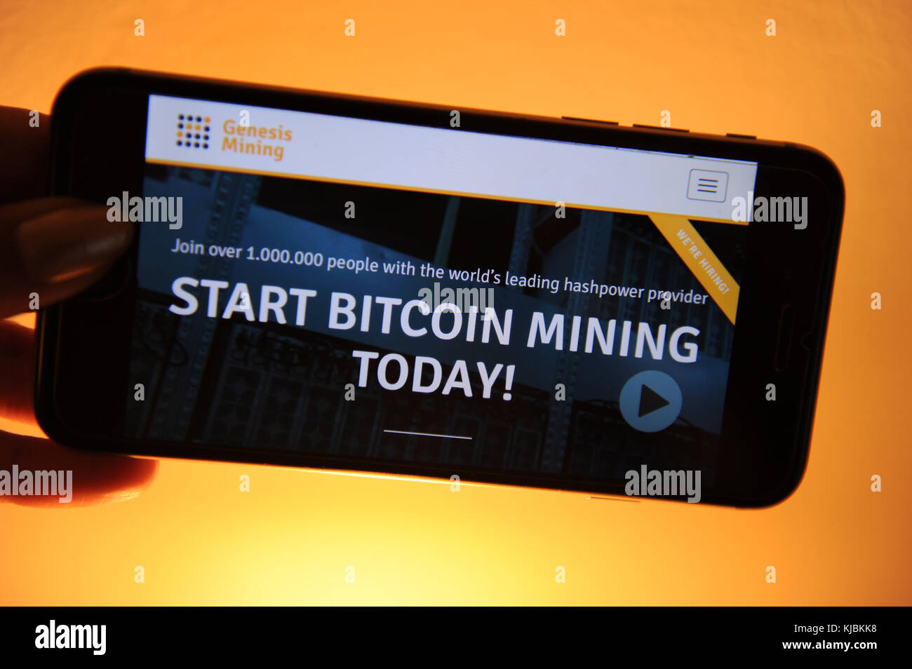 Cryptocurrency phone hi-res stock photography and images - Alamy