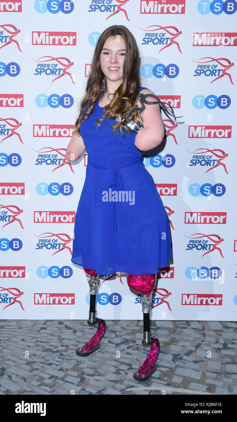 Isabelle Weall wins the Young Achiever Award at the Pride of Sport ...