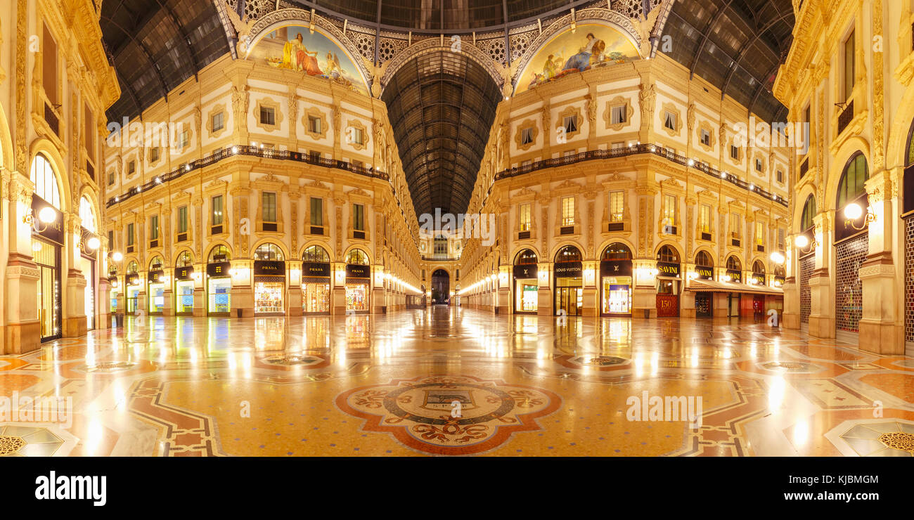 Galleria Vittorio Emanuele II in Milan, Italy Stock Photo - Alamy