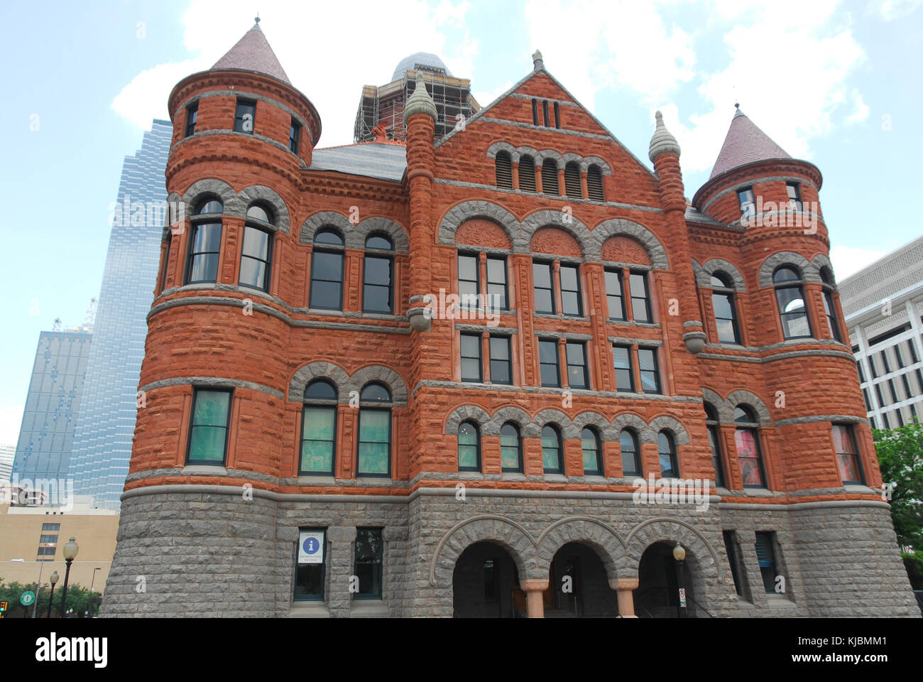 The Dallas County Courthouse also known as the Old Red Museum. It built ...