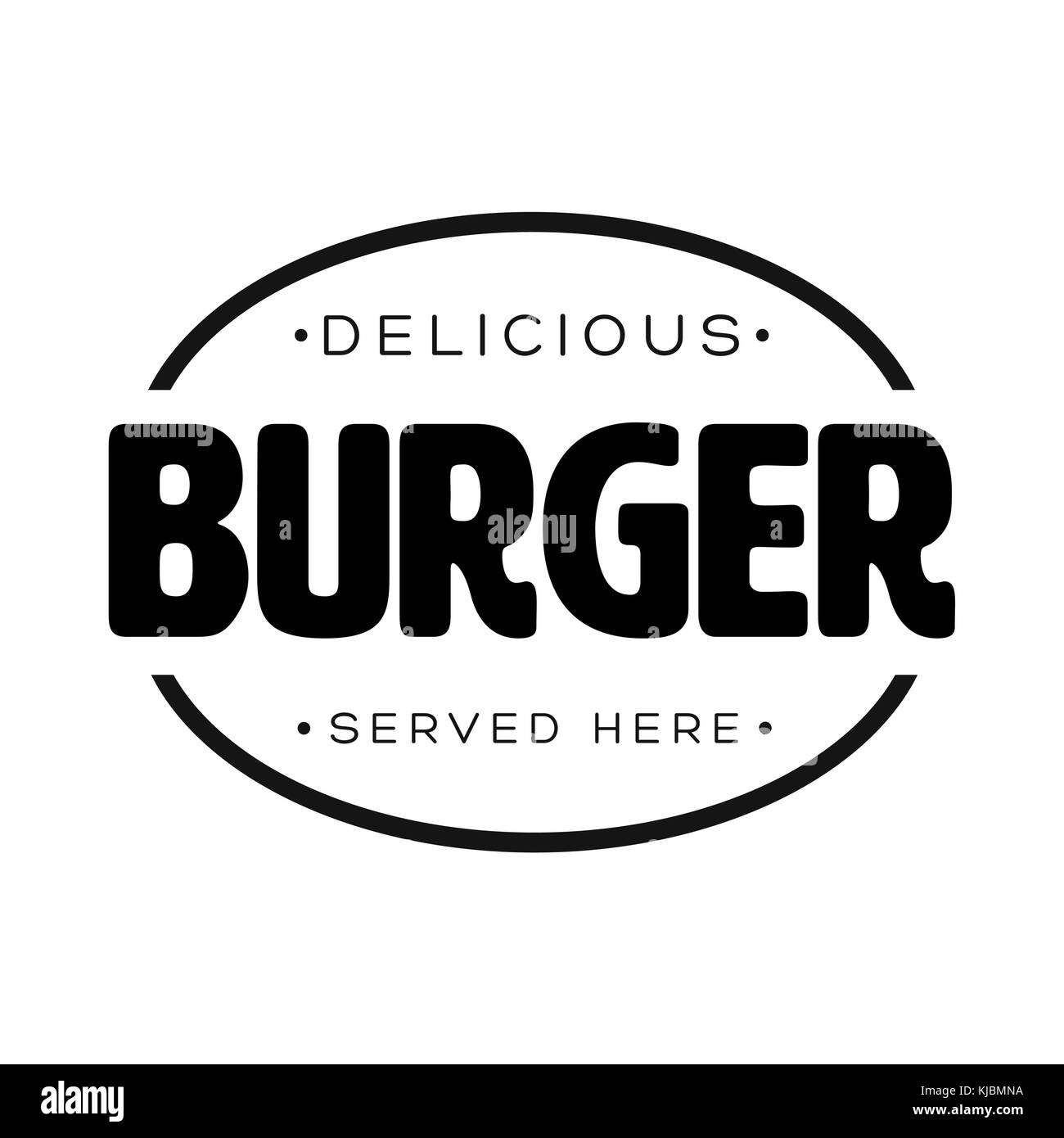 Delicious Burger vintage stamp Stock Vector Image & Art - Alamy