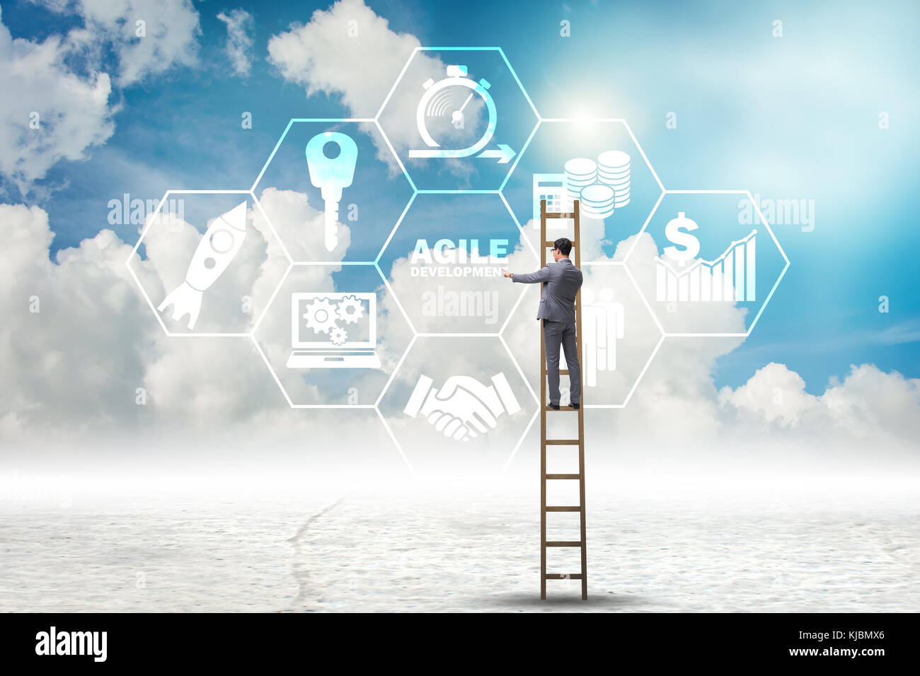 Concept of agile software development Stock Photo - Alamy