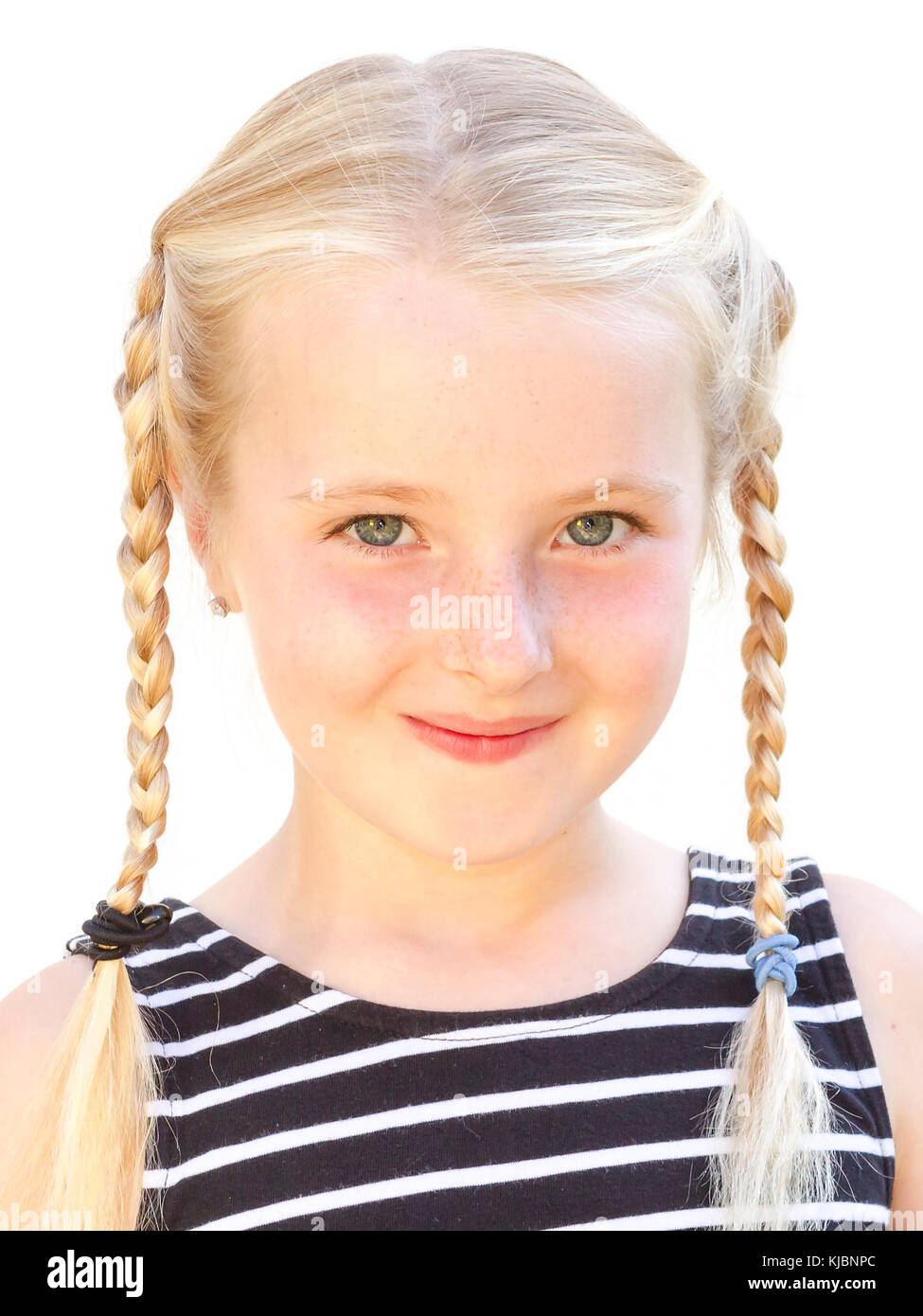 Shy coy pretty child female hi-res stock photography and images - Alamy