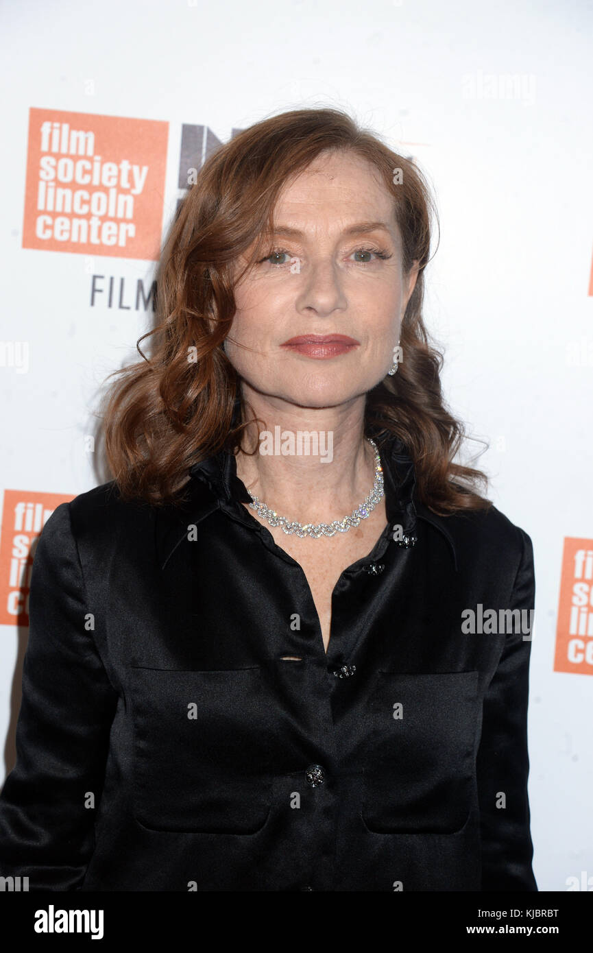 NEW YORK, NY - OCTOBER 14: Isabelle Huppert attends the 54th New York ...