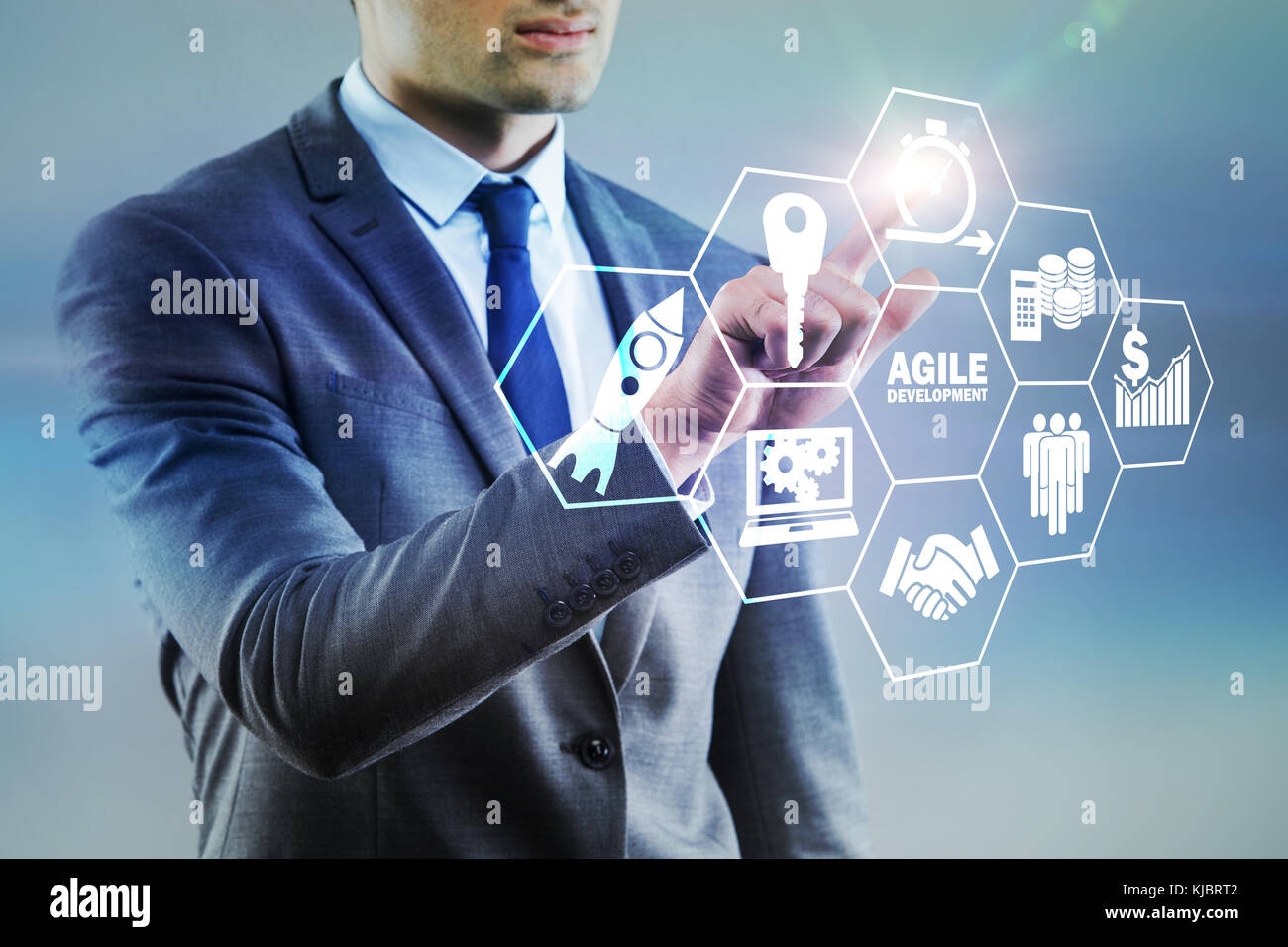 Concept of agile software development Stock Photo - Alamy