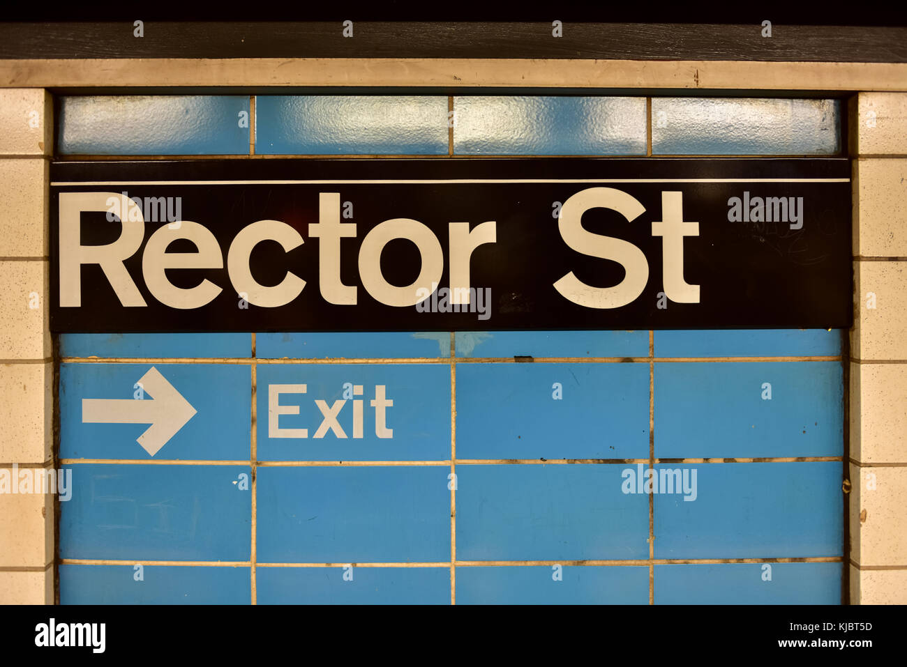 Old rector street station hi-res stock photography and images - Alamy