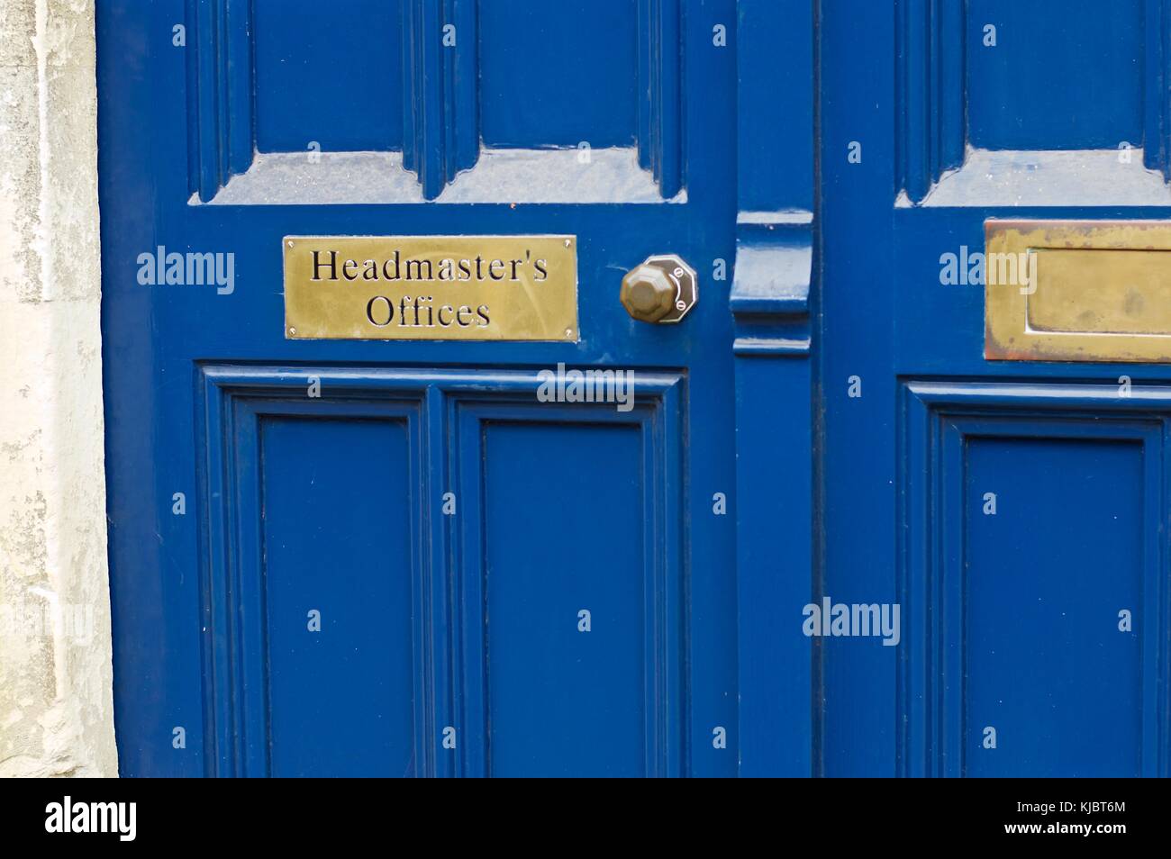 Headmaster office door hi-res stock photography and images - Alamy