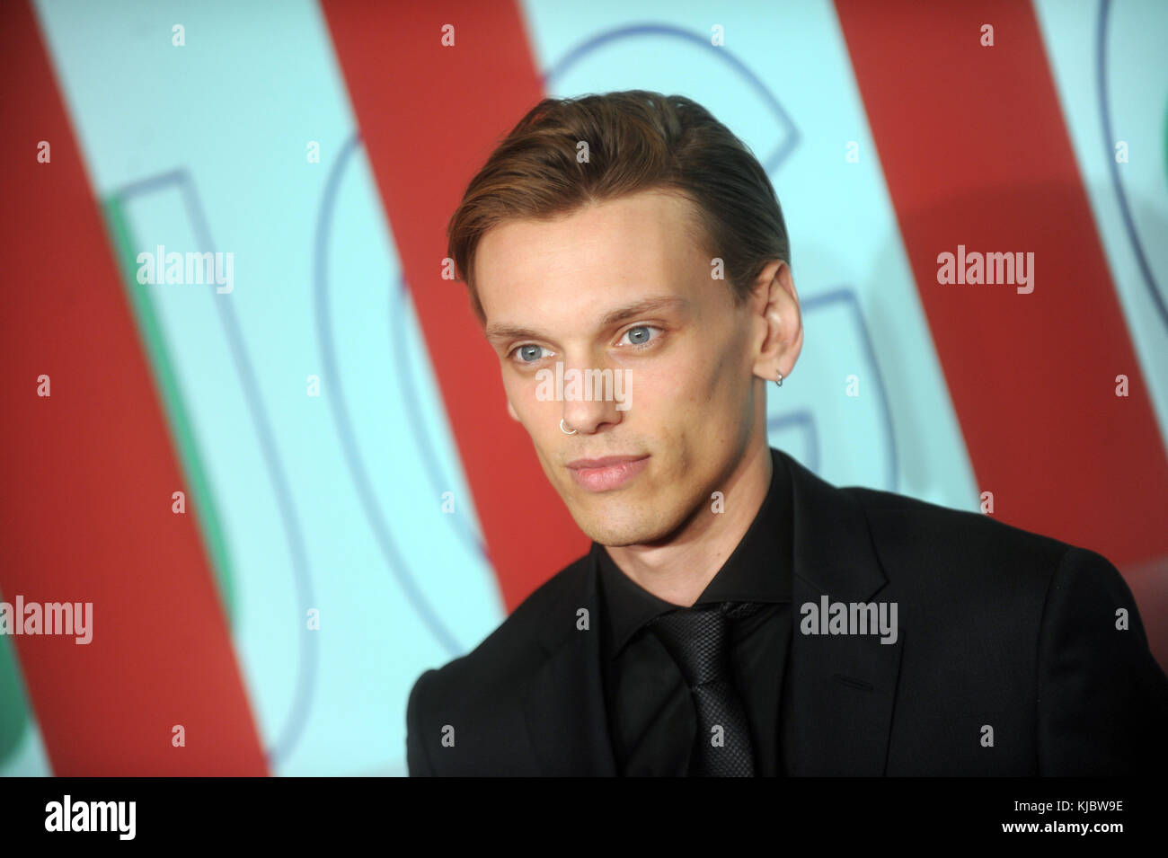 NEW YORK, NY - OCTOBER 20: Jamie Campbell Bower attends the HUGO BOSS ...