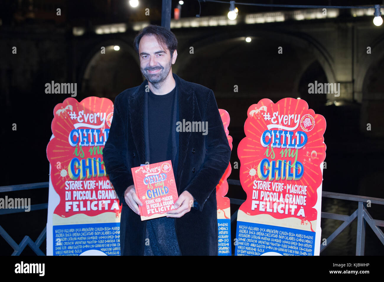 Roma, Italy. 22nd Nov, 2017. Italian actor Neri Marcorè during ...
