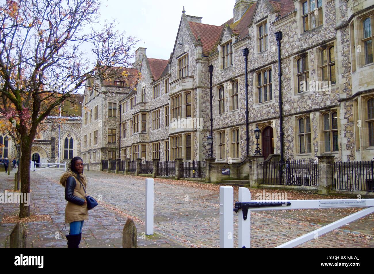Winchester Castle buildings, Winchester UK Stock Photo - Alamy
