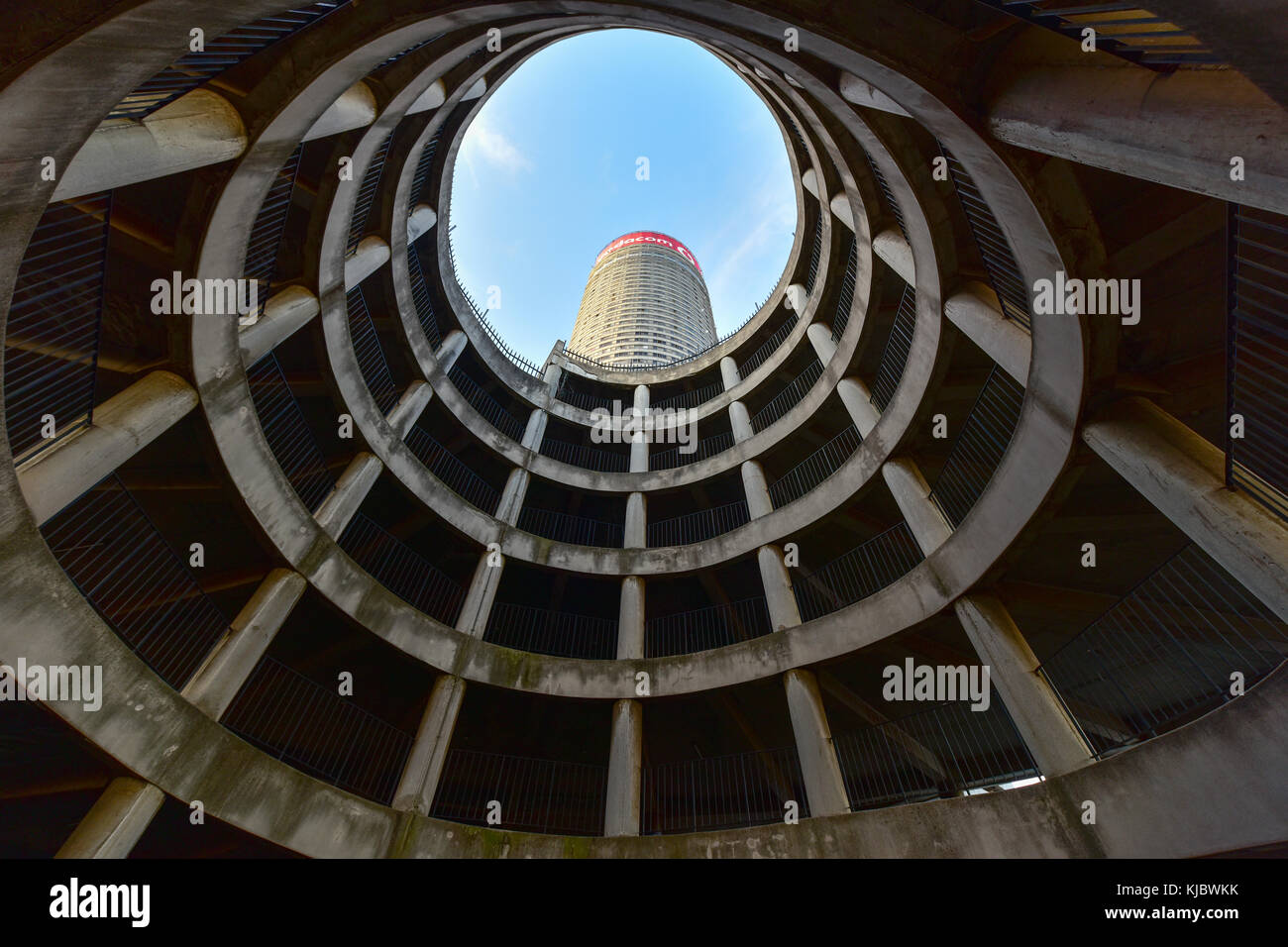 Ponte City Building interior cylinder. Ponte City is a famous ...