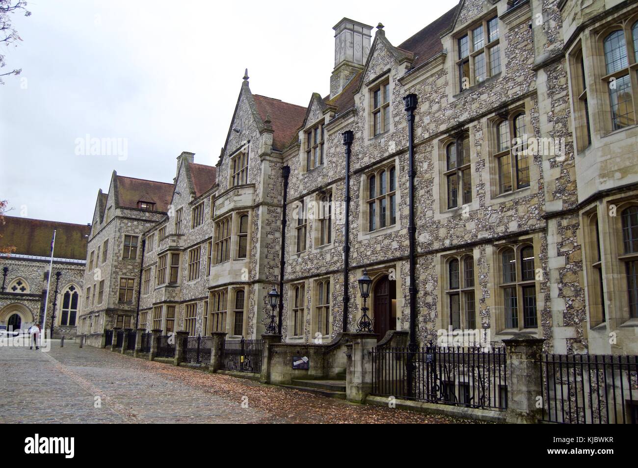 Winchester Castle buildings, Winchester UK Stock Photo - Alamy