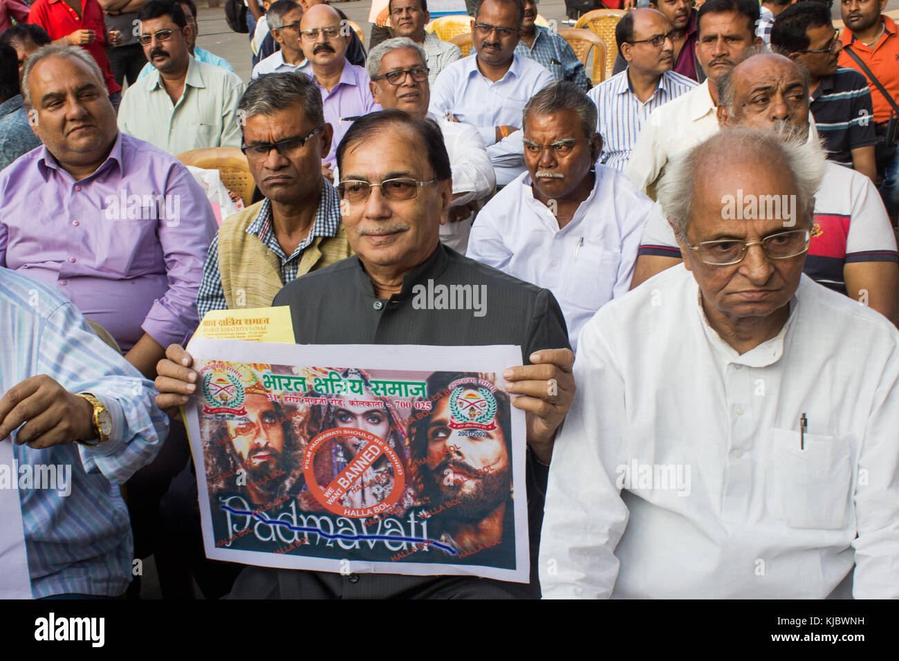 Kolkata, India. 22nd Nov, 2017. Mass protest against releasing of ...