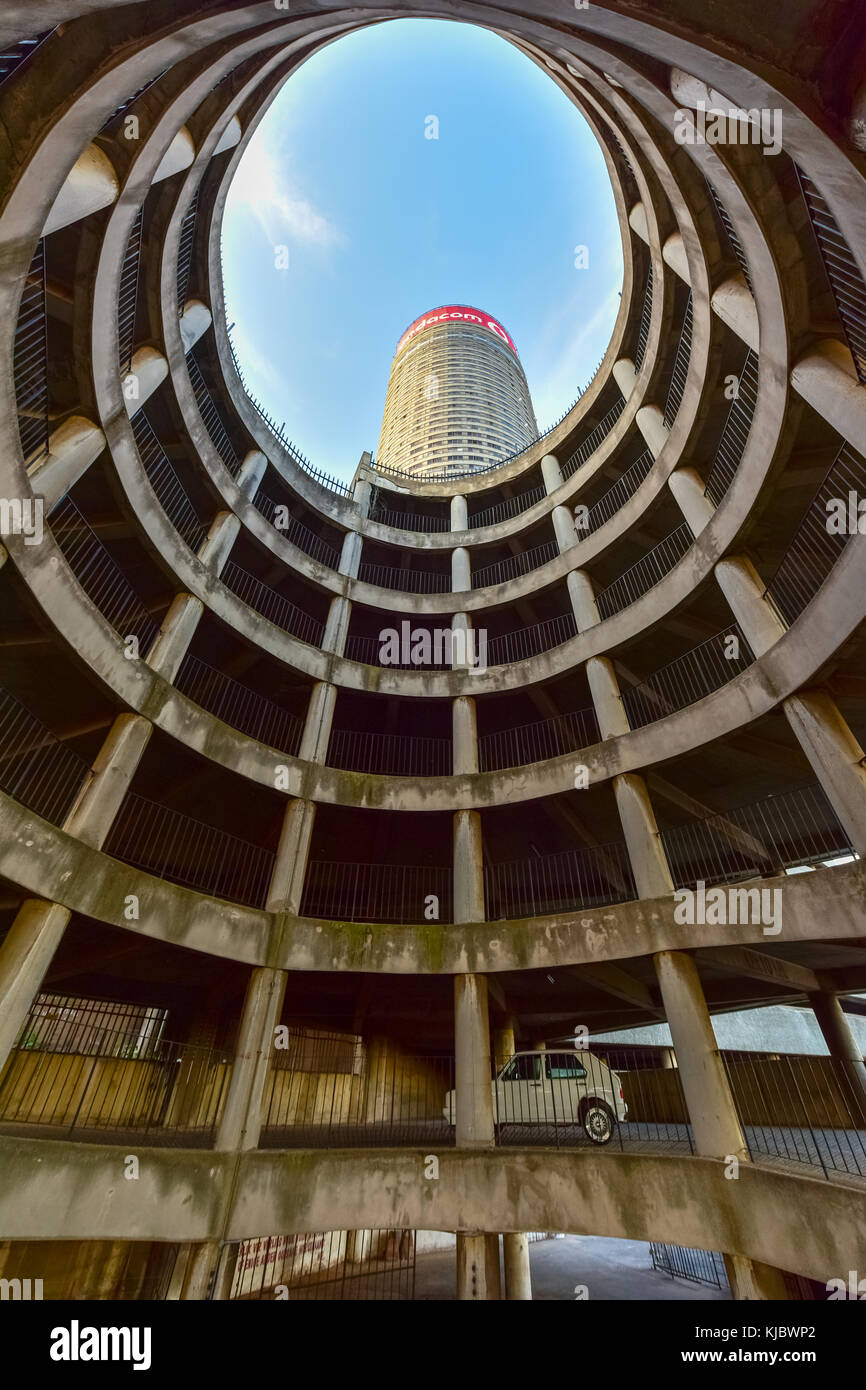 Ponte City Building interior cylinder. Ponte City is a famous ...
