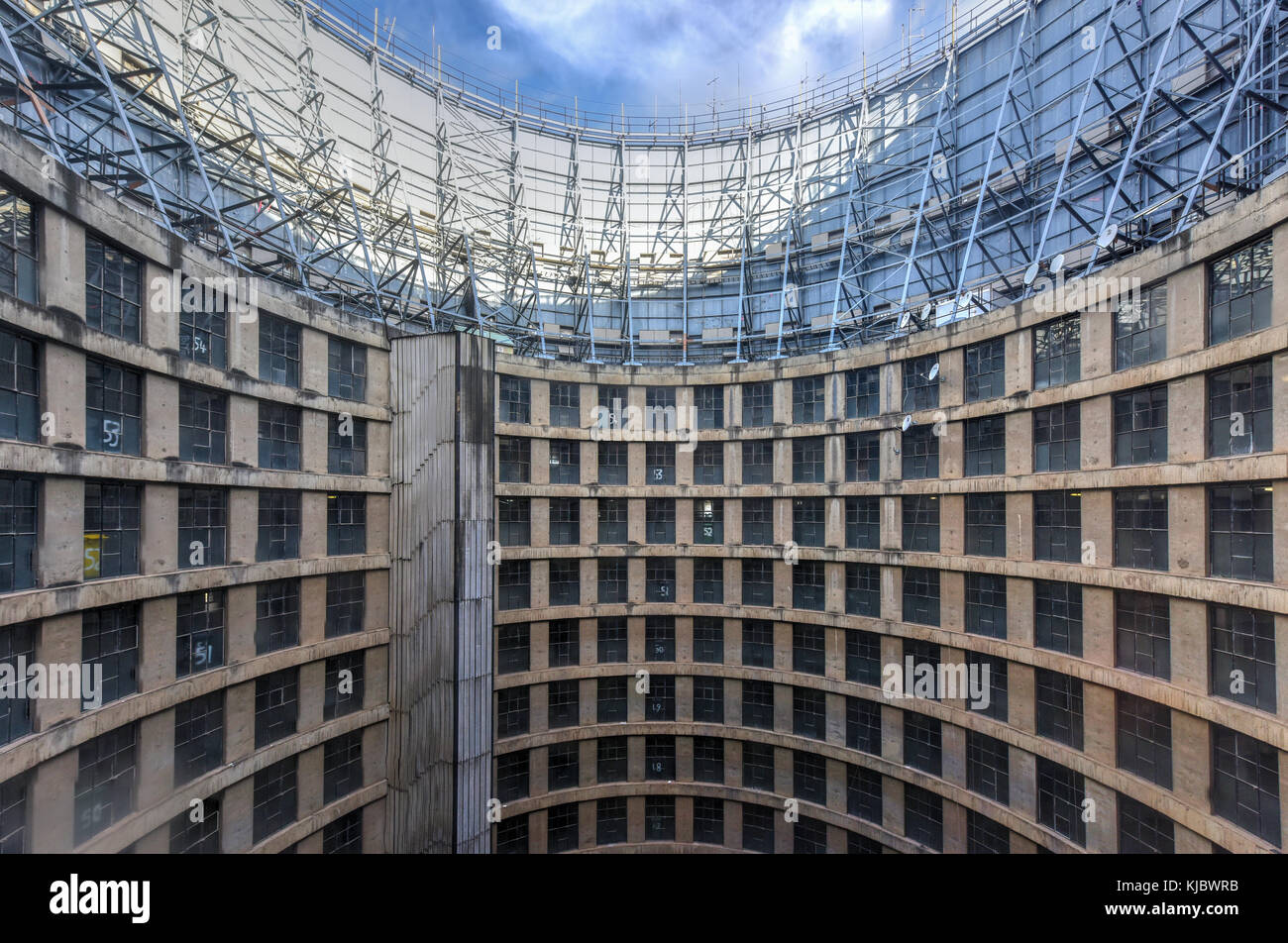 Ponte City Building interior cylinder. Ponte City is a famous ...