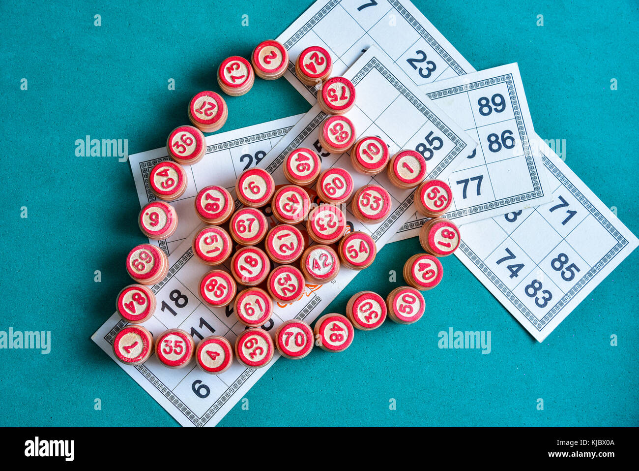 Old lotto wood-material background russianculture, winning number Stock ...