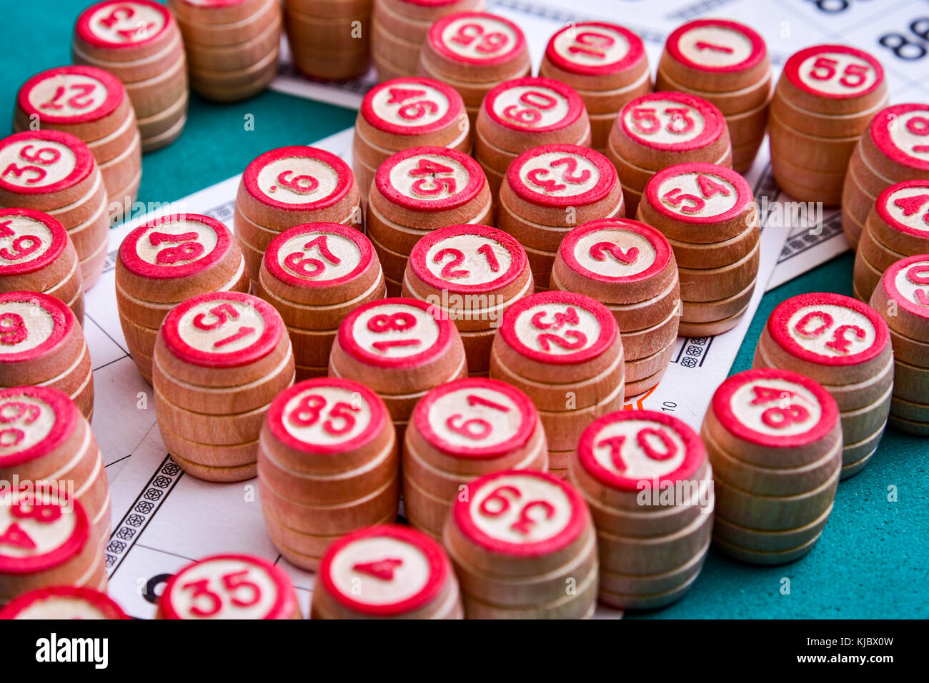 Old lotto wood-material background russianculture, winning number Stock ...