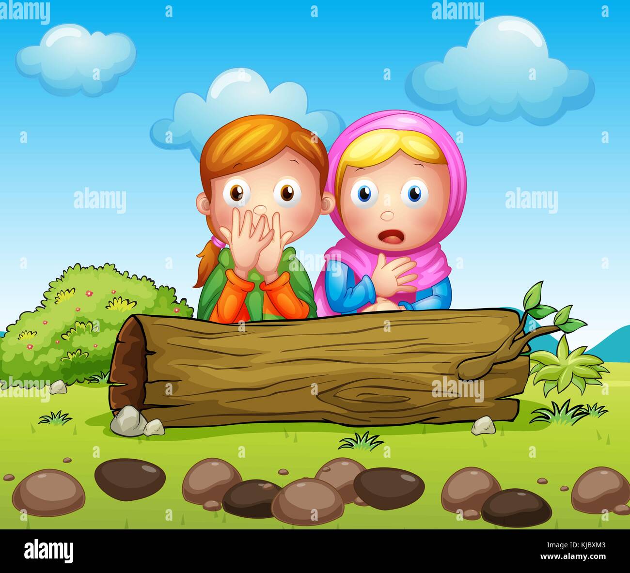 Hiding rocks Stock Vector Images - Alamy