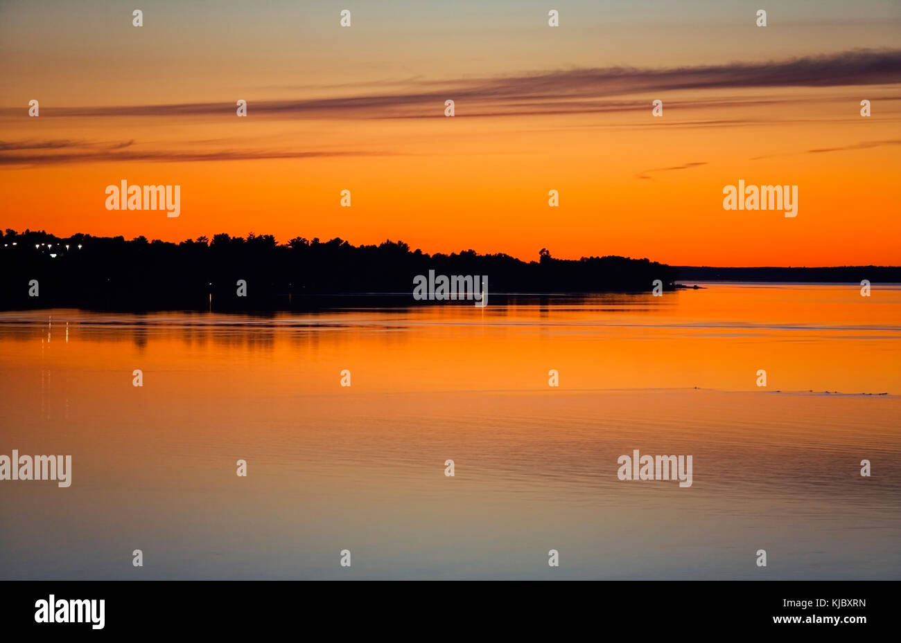 Canada, Ontario, sunset, sunrise Stock Photo - Alamy