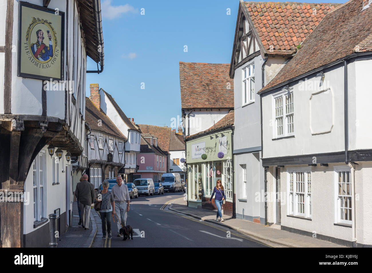Strand Street, Sandwich, Kent, England, United Kingdom Stock Photo - Alamy
