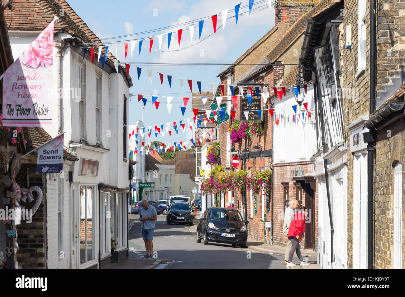 Delf Street, Sandwich, Kent, England, United Kingdom Stock Photo - Alamy