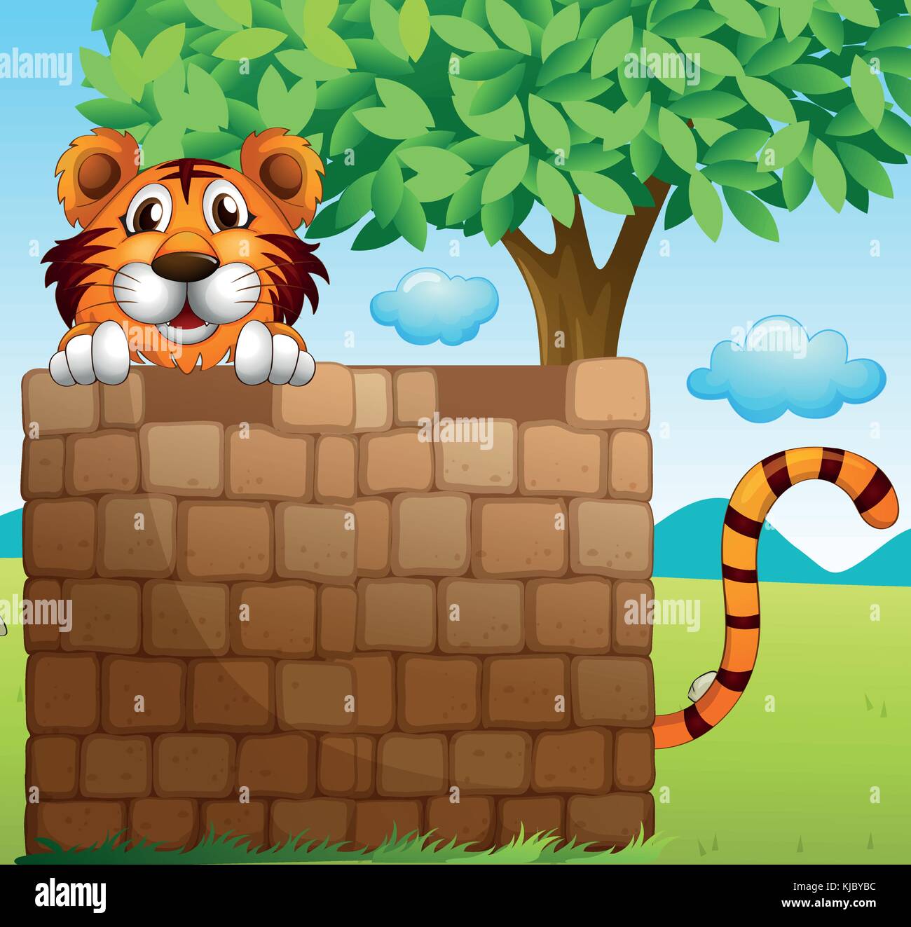 Pile of leaves and animals Stock Vector Images - Alamy