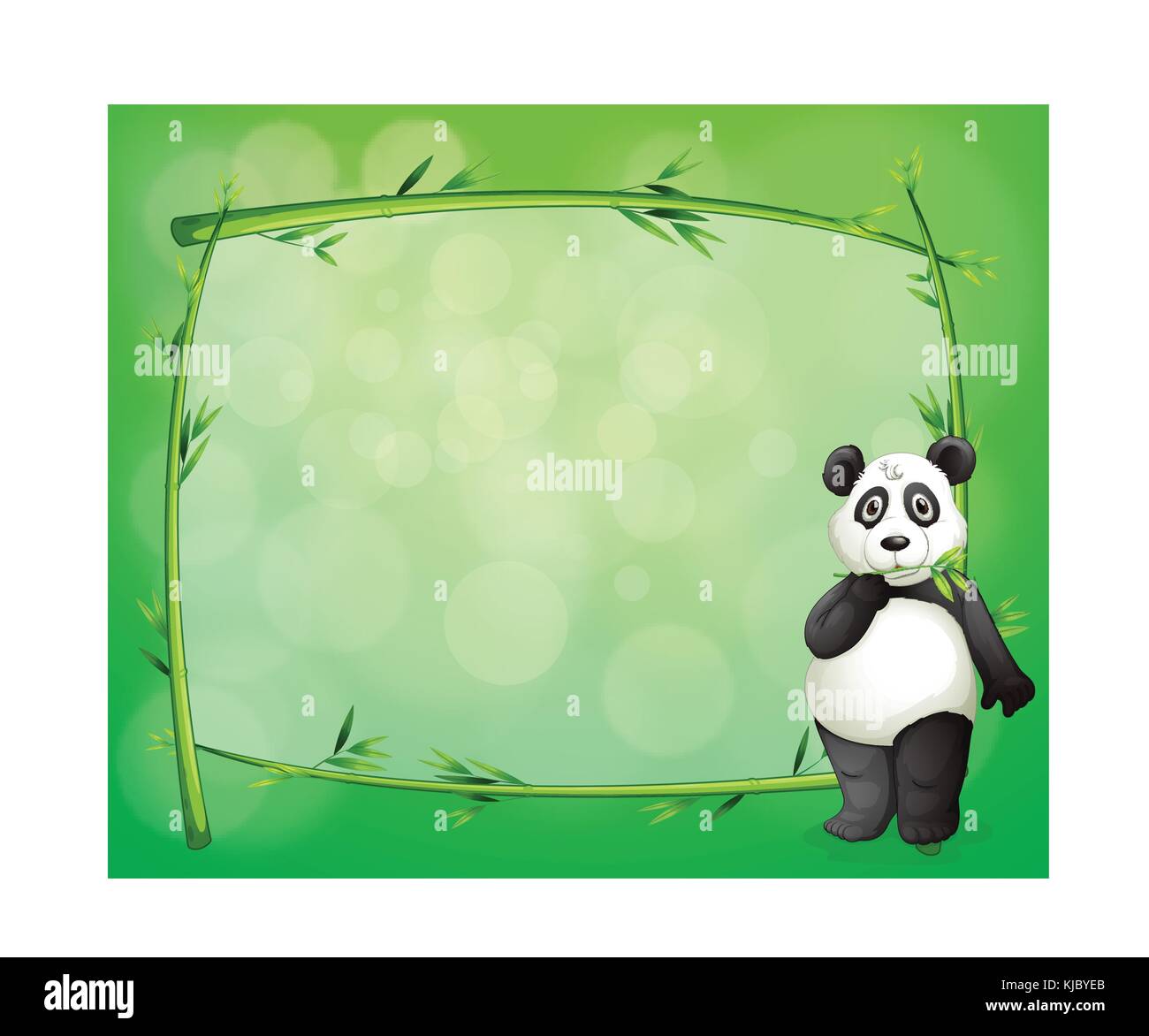 Border Design Panda Illustration High Resolution Stock Photography and ...