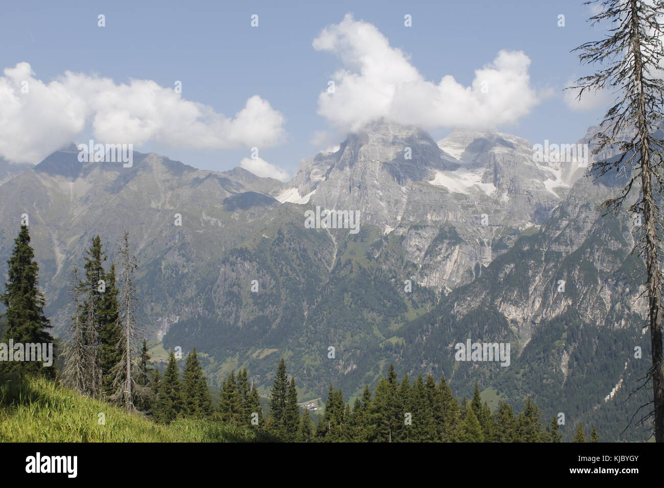 landscape of mountains on the Alps in Italy Stock Photo - Alamy