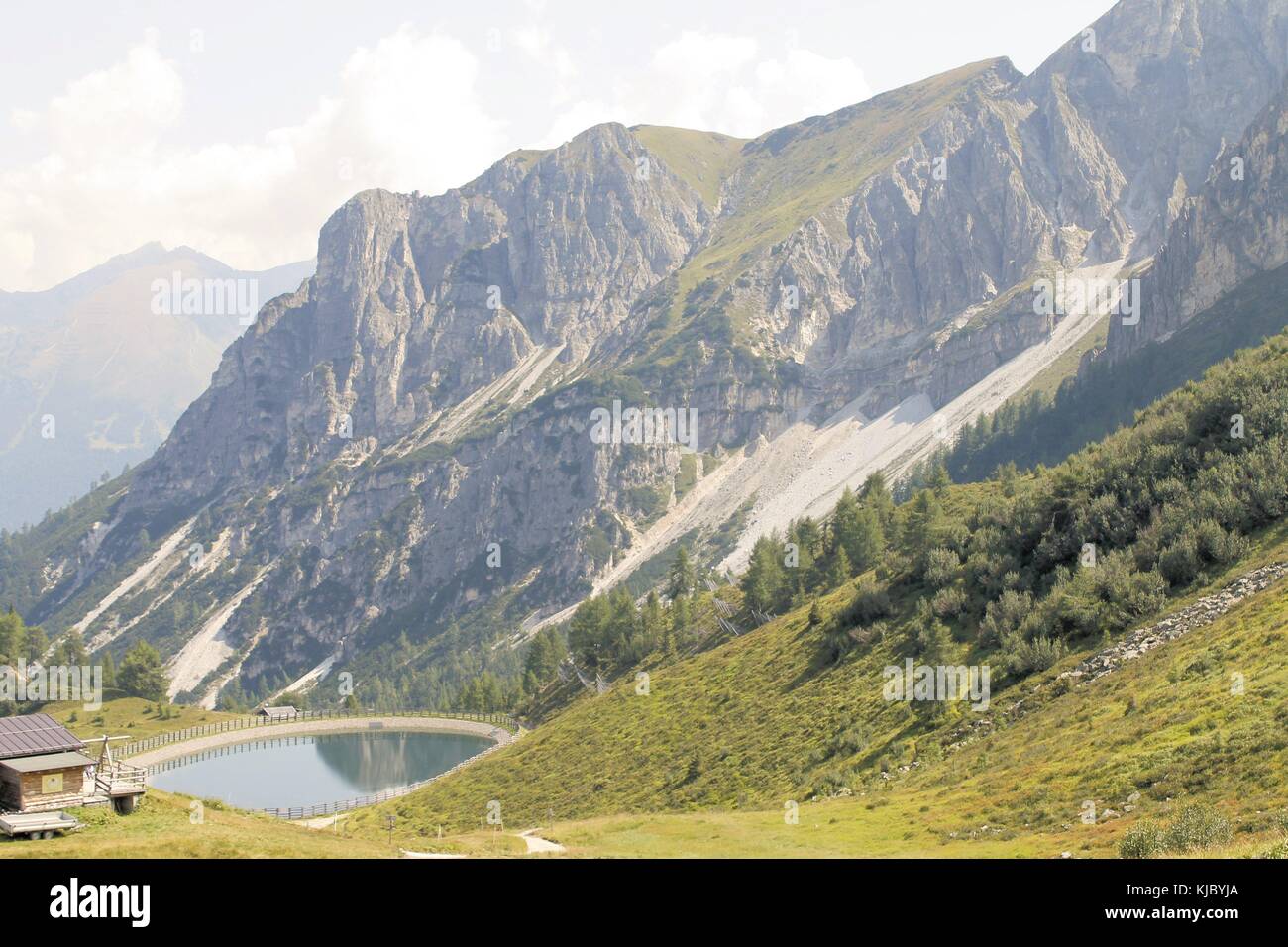 landscape of mountains on the Alps in Italy Stock Photo - Alamy