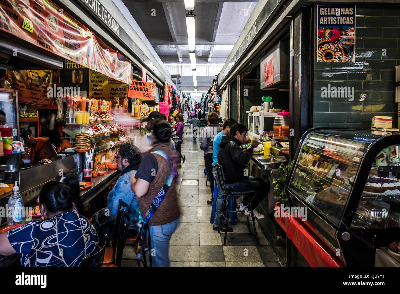 San Angel Market. Mercado de San Angel, Mexico City Stock Photo - Alamy