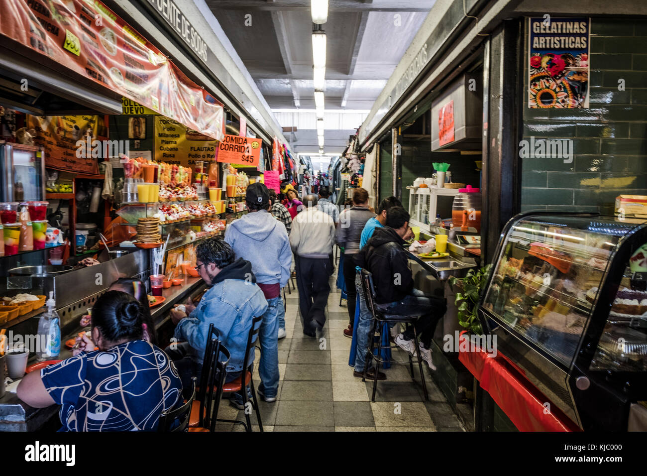 San Angel Market. Mercado de San Angel, Mexico City Stock Photo - Alamy
