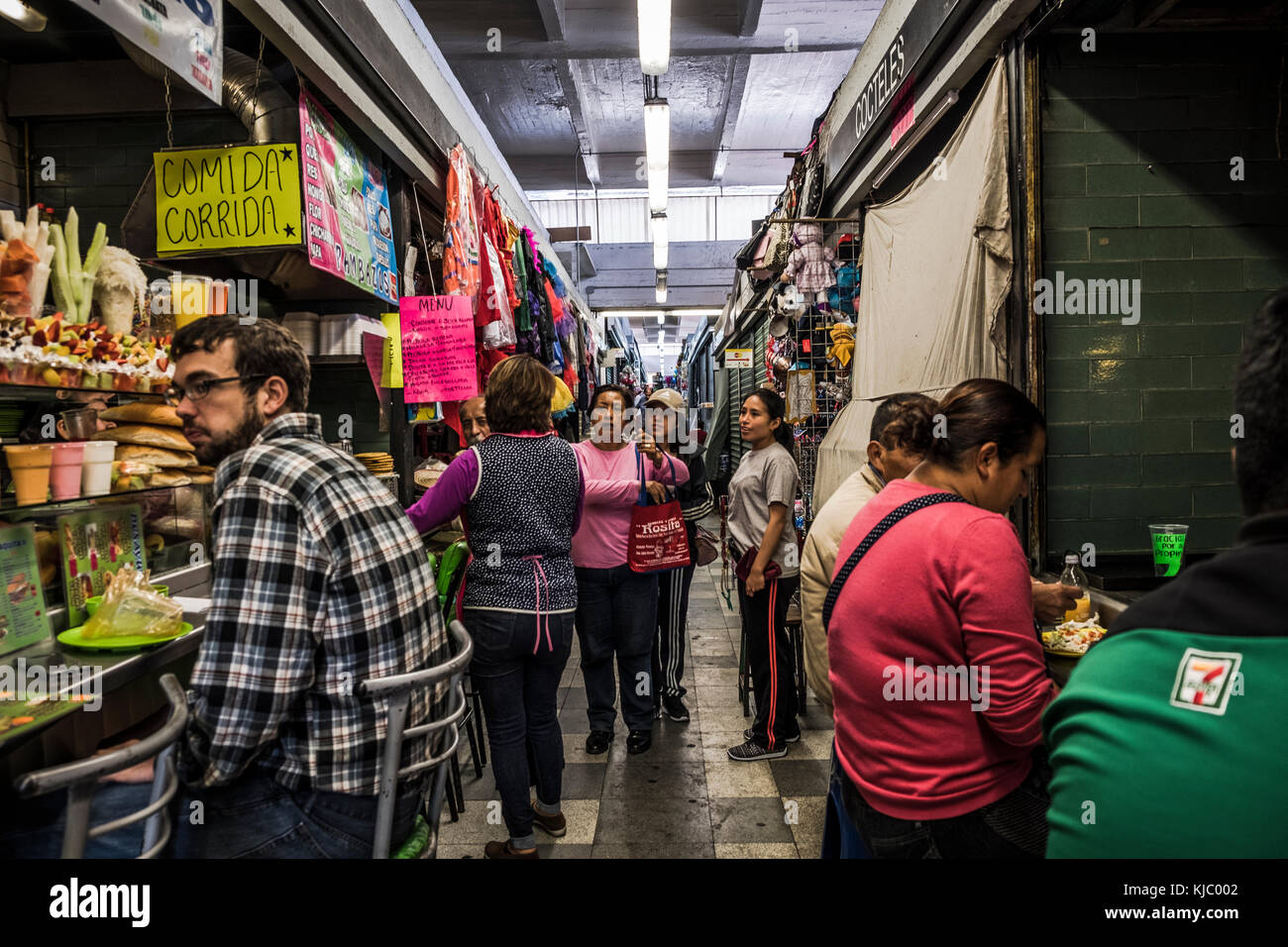 San Angel Market. Mercado de San Angel, Mexico City Stock Photo - Alamy