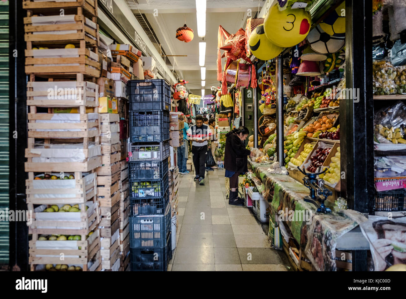 San Angel Market. Mercado de San Angel, Mexico City Stock Photo - Alamy