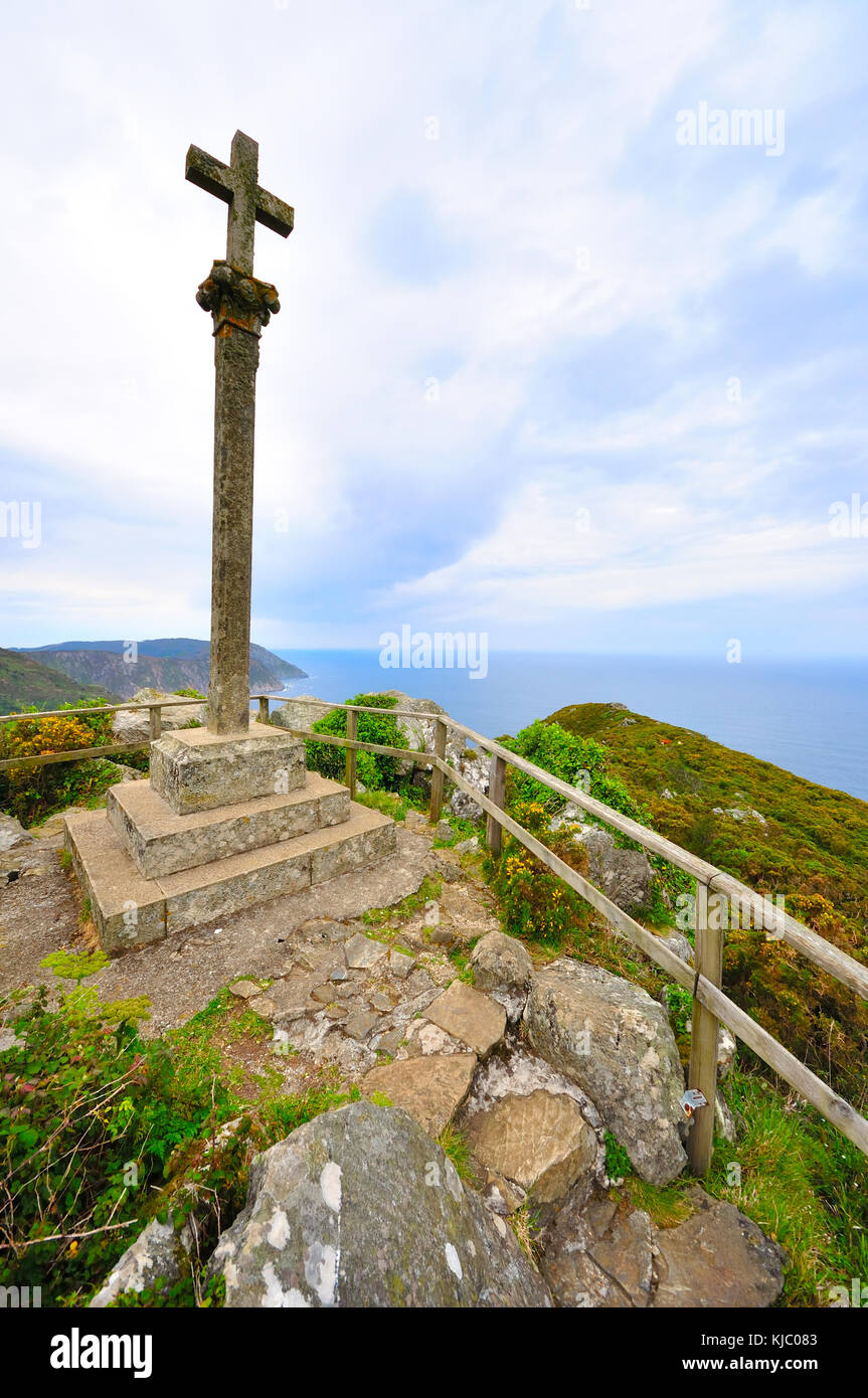 coast of death in galicia in the province of a coruña called tamvien ...