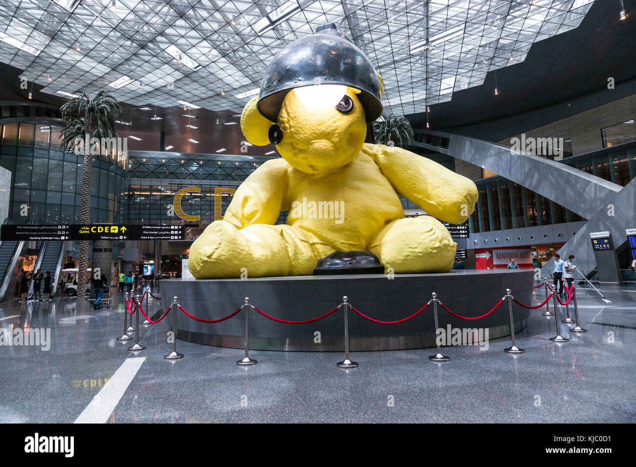 Teddy bear doha international airport hi-res stock photography and ...