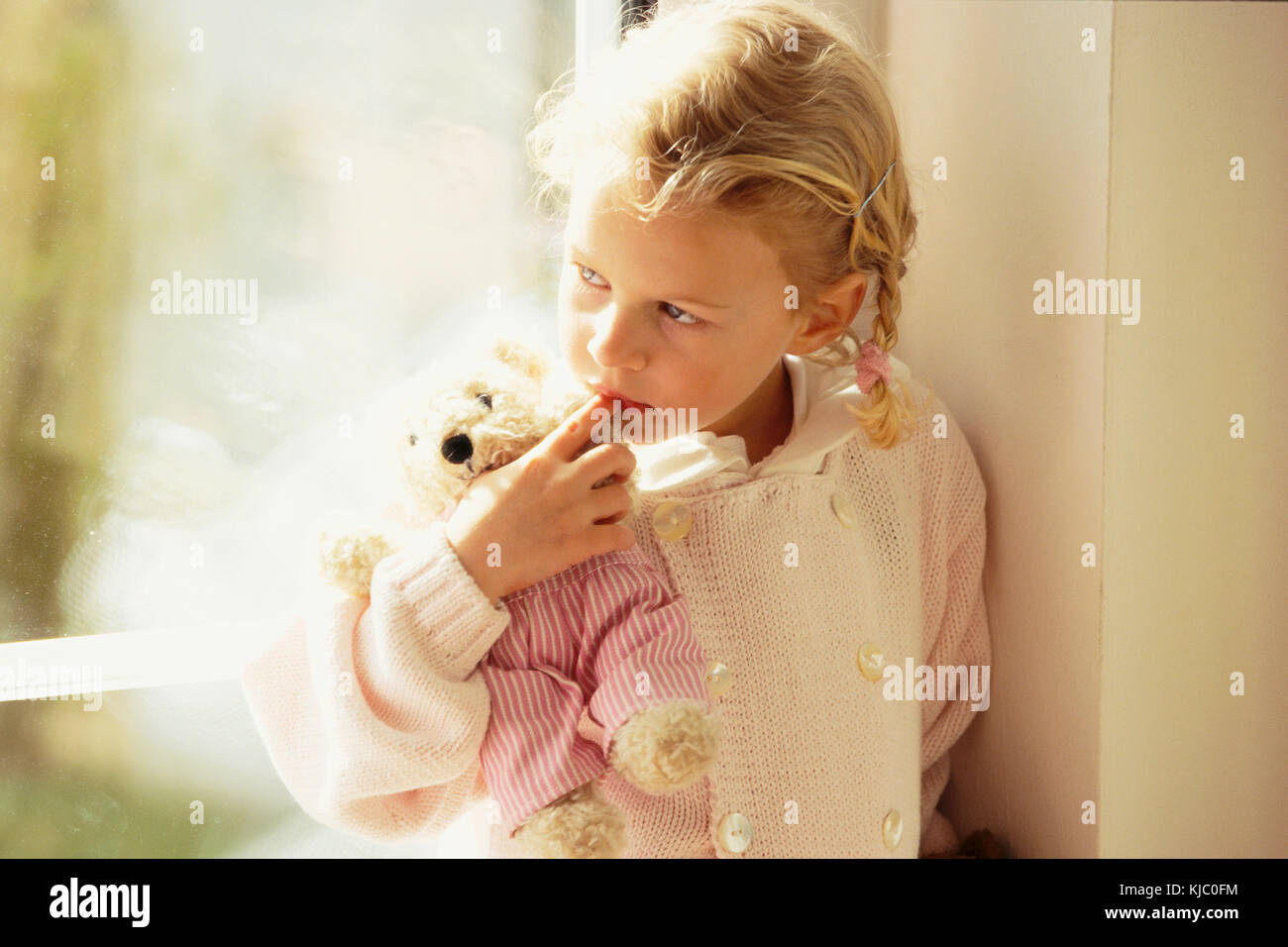 Portrait of Girl Indoors Stock Photo - Alamy