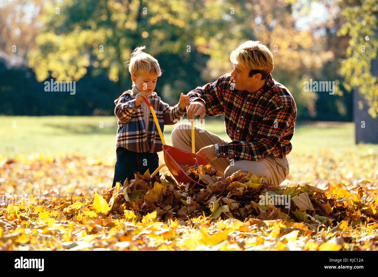 Father and Son Outdoors Stock Photo - Alamy