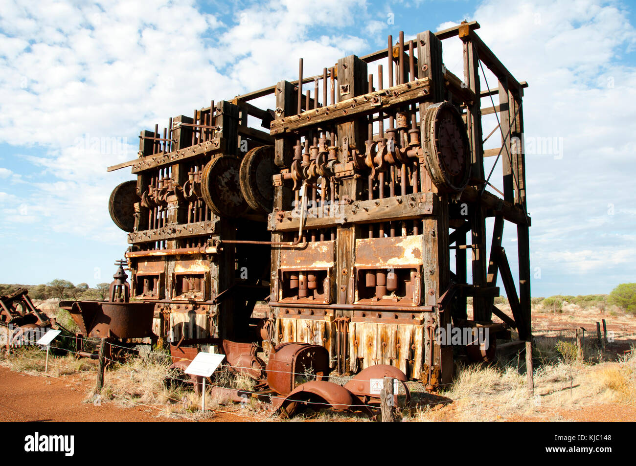 Historic Agnew Stamp Mill - Australia Stock Photo - Alamy