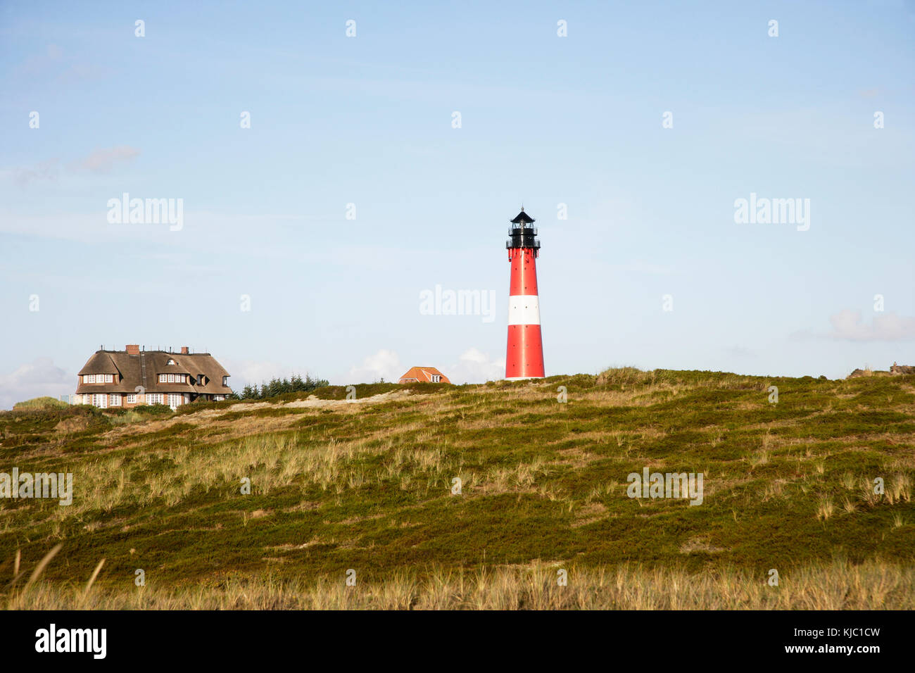 Lighthouse, Hoernum, Sylt, Germany Stock Photo - Alamy