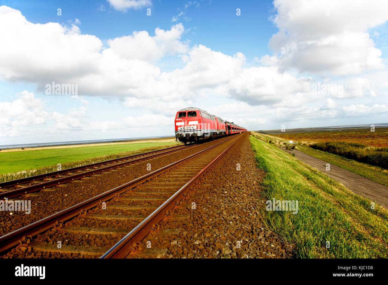 Train, Sylt, Germany Stock Photo - Alamy