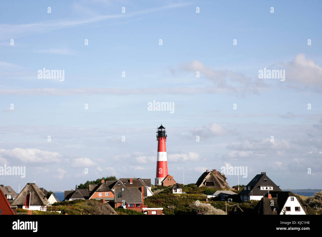 Westerheversand Lighthouse, Hoernum, Sylt, Germany Stock Photo - Alamy