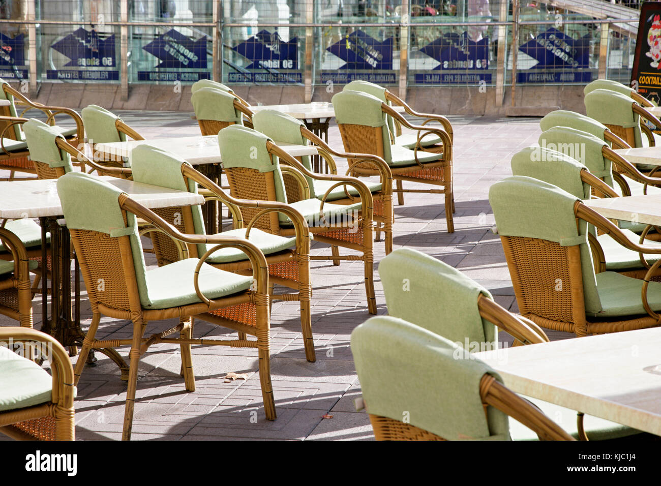 Restaurant Patio, Mallorca, Spain Stock Photo - Alamy