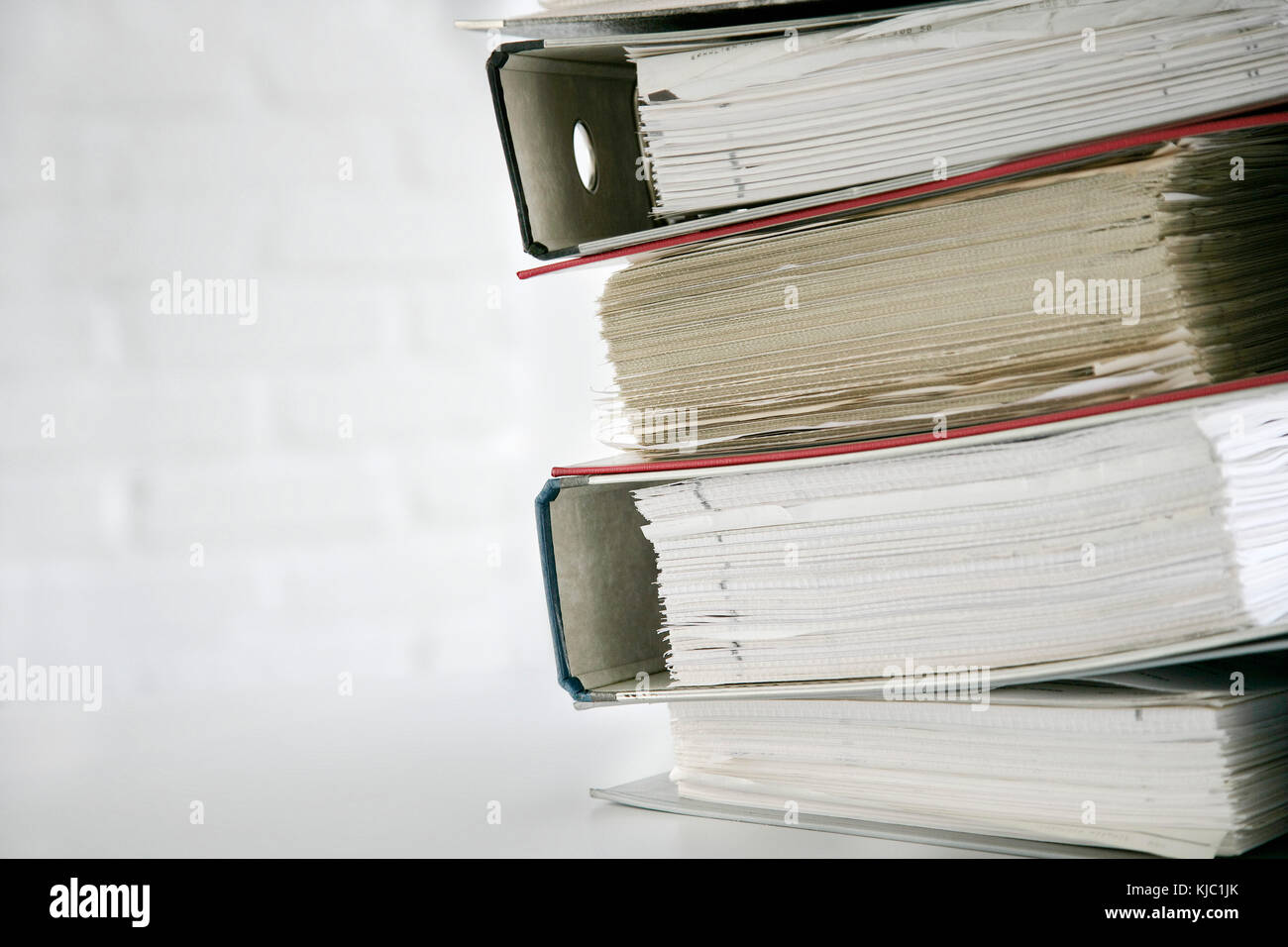 Binders stack nobody hi-res stock photography and images - Alamy