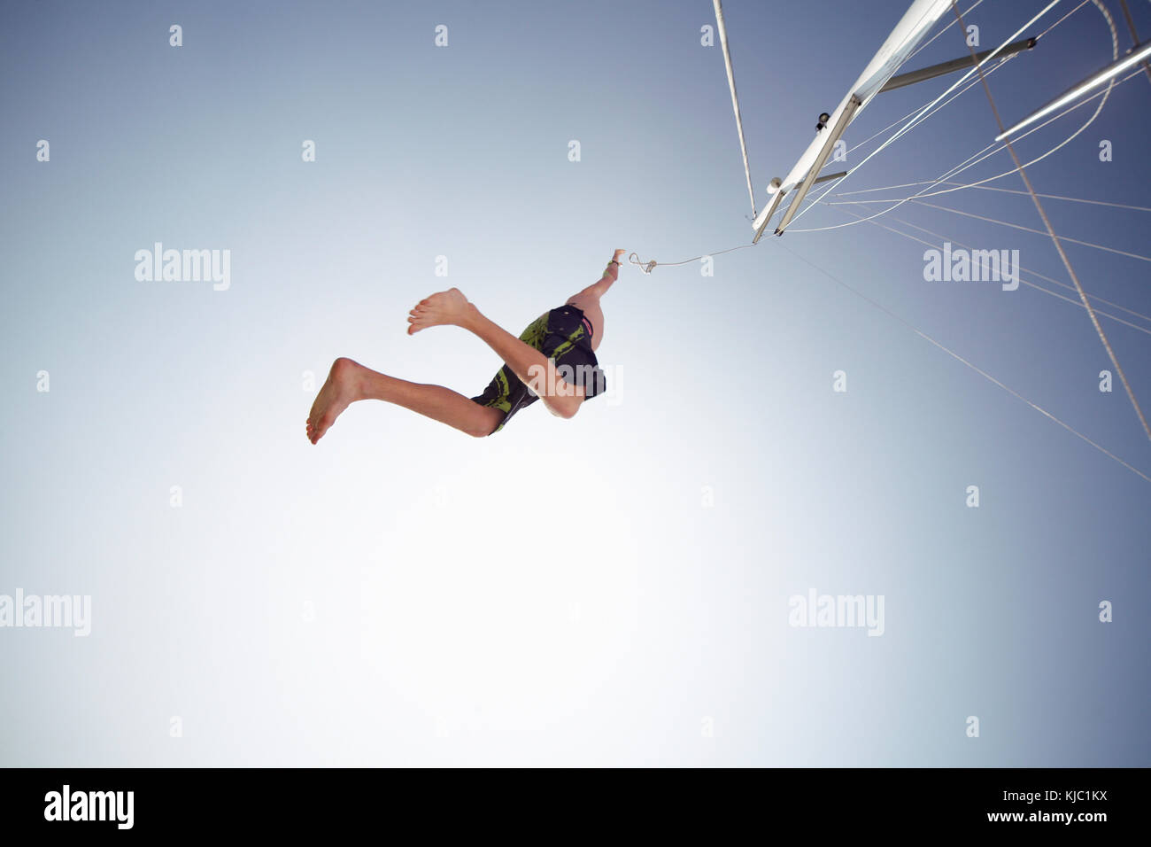 Man falling off boat hi-res stock photography and images - Alamy