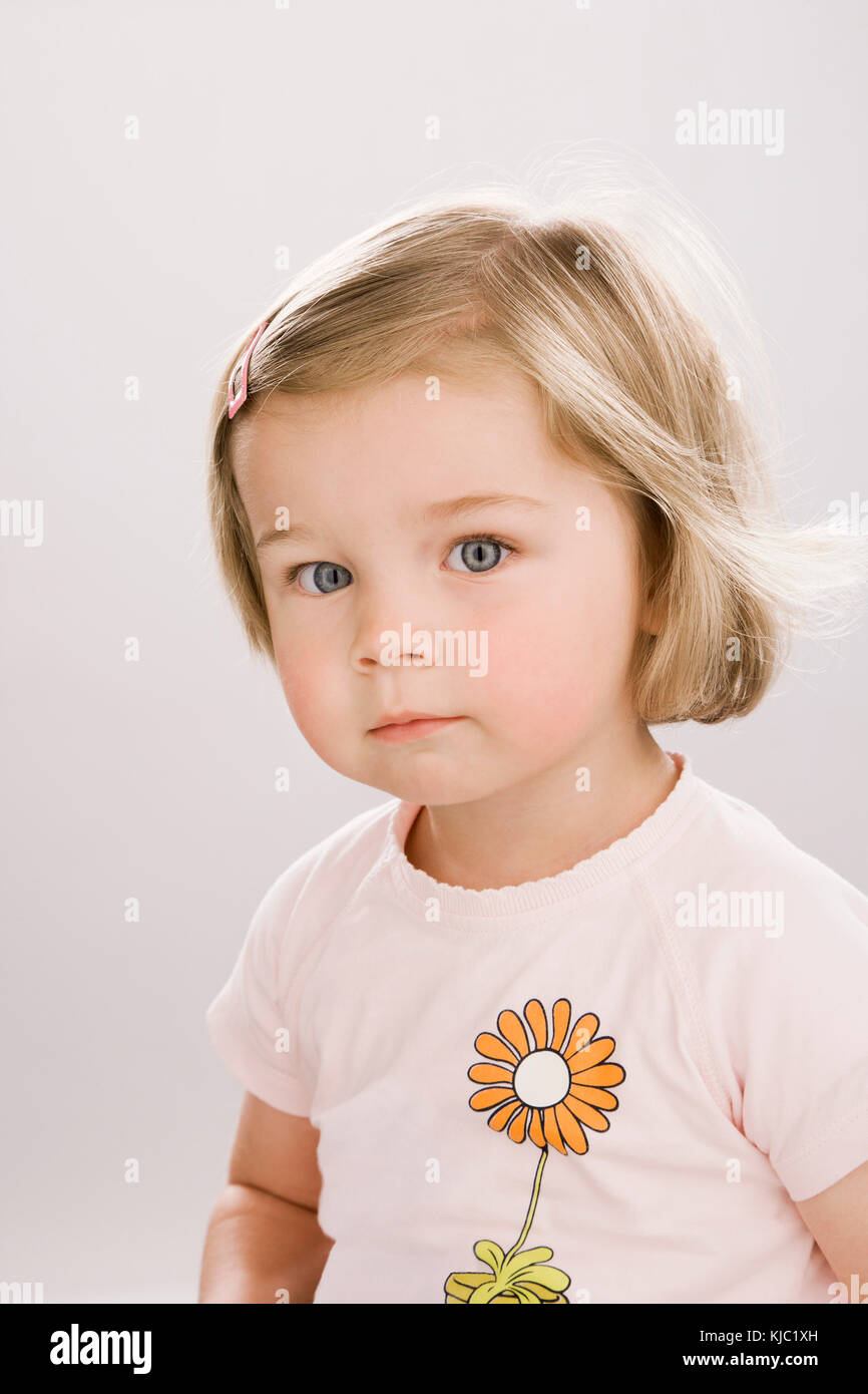 Portrait of Little Girl Stock Photo - Alamy