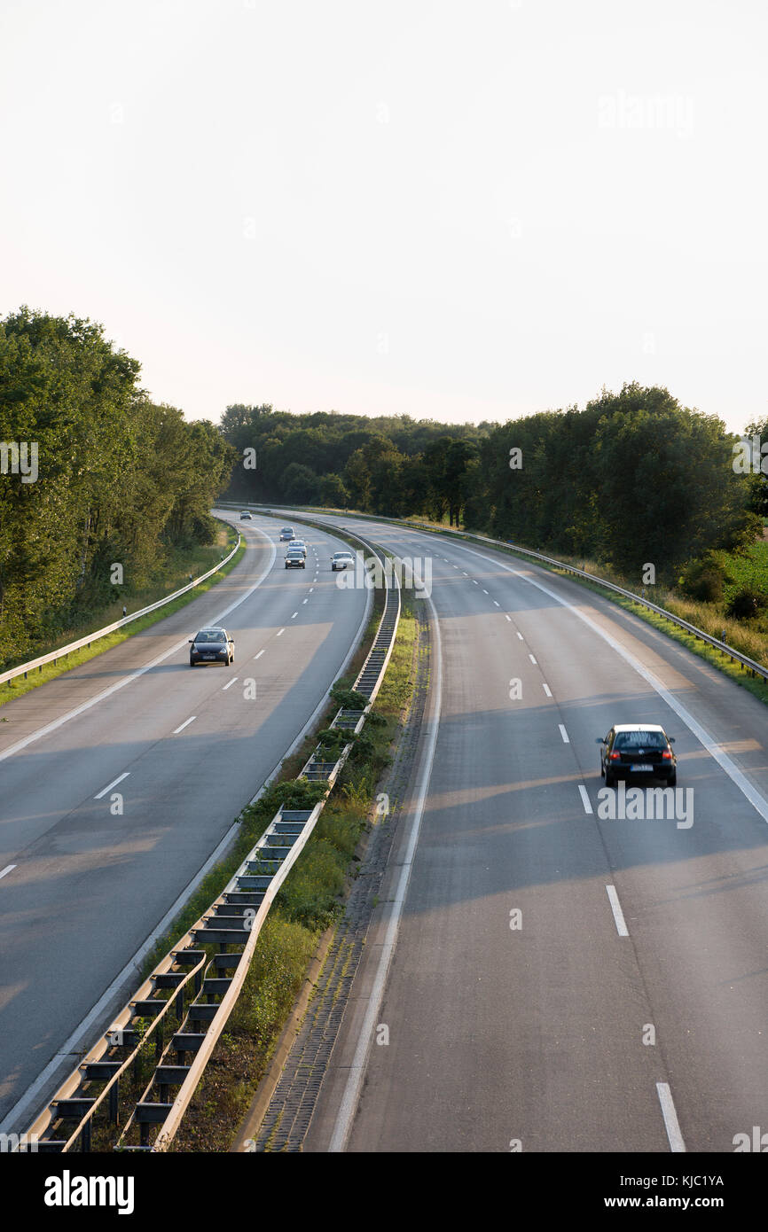 Traffic on Highway Stock Photo - Alamy