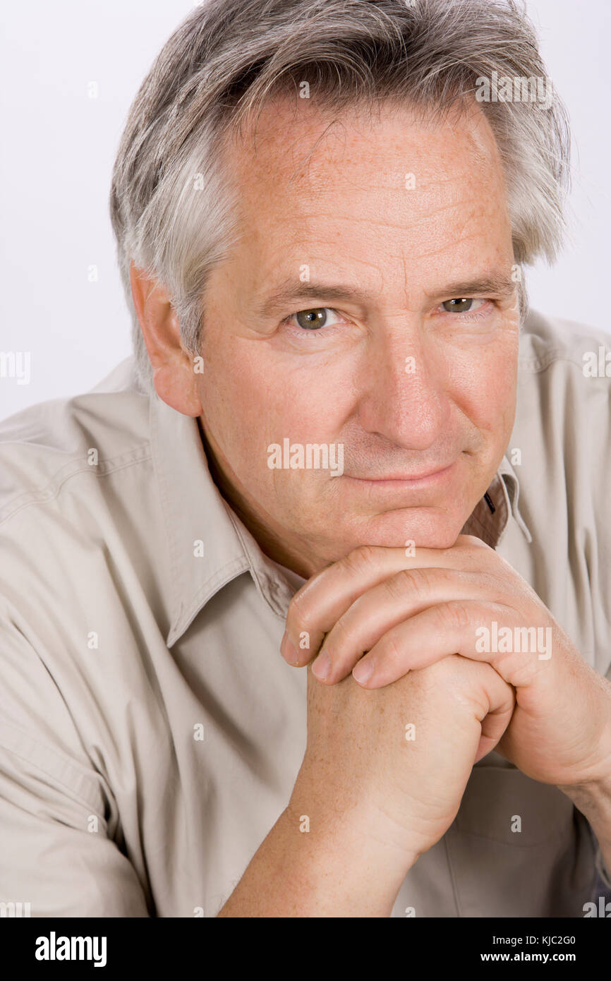 Portrait of Man Stock Photo - Alamy